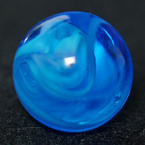 Blue transparent swirl - Marble I.D.'s - Marble Connection