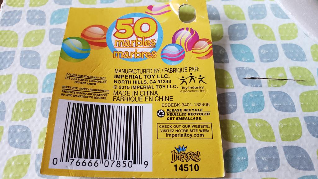 Imperial Toy Marbles - Marble I.D.'s - Marble Connection