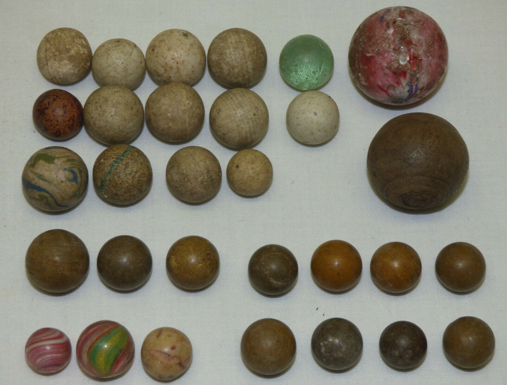 Interesting mix of old playing marbles - General Marble & Glass Chat ...