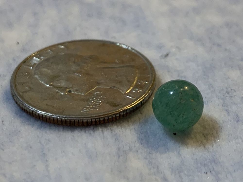 Tiny 7.7mm Blueish Marble - Marble I.D.'s - Marble Connection
