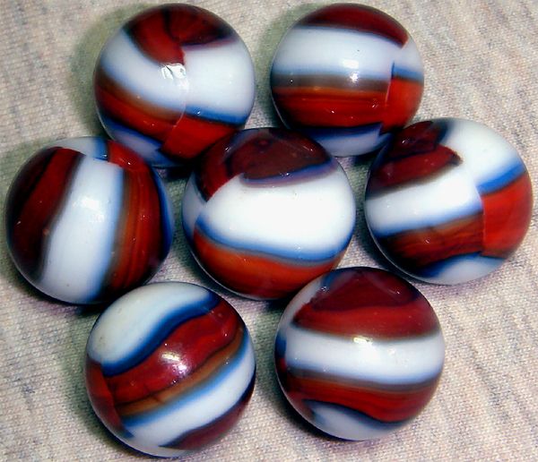 THE OLD RED WHITE AND BLUE !! - General Marble & Glass Chat - Marble ...