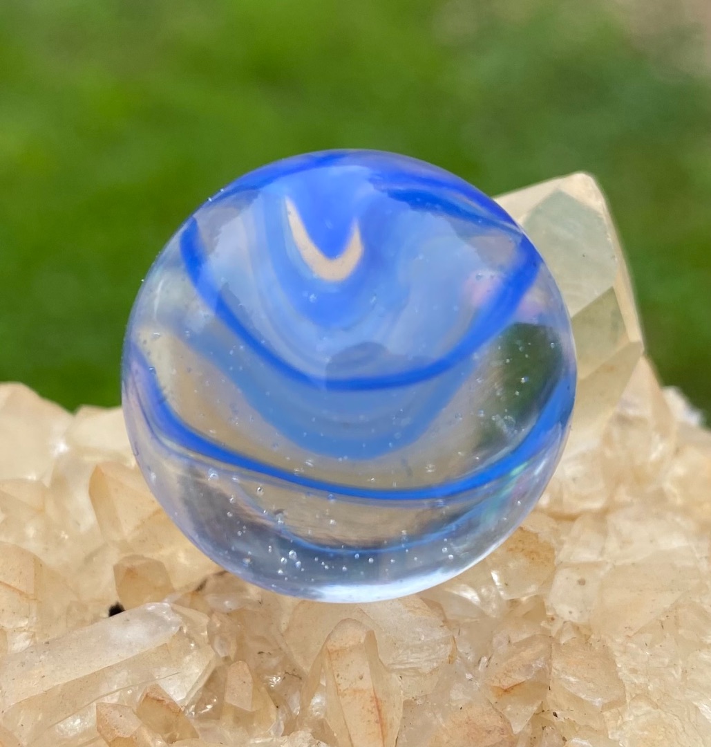 Clear blue swirl shooter Vitro? - Marble I.D.'s - Marble Connection