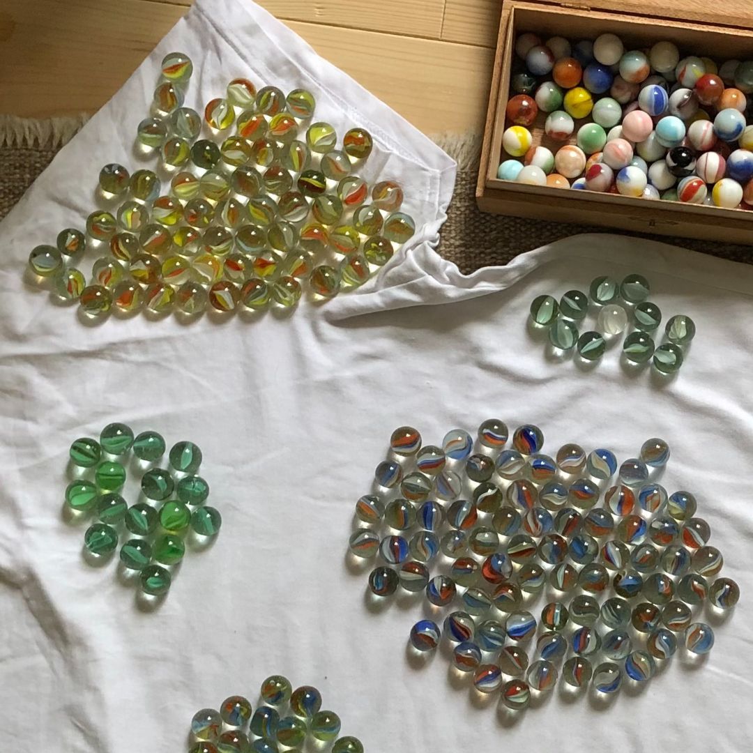 Individual marbles in the same group - Steph's Study Hall - Marble ...