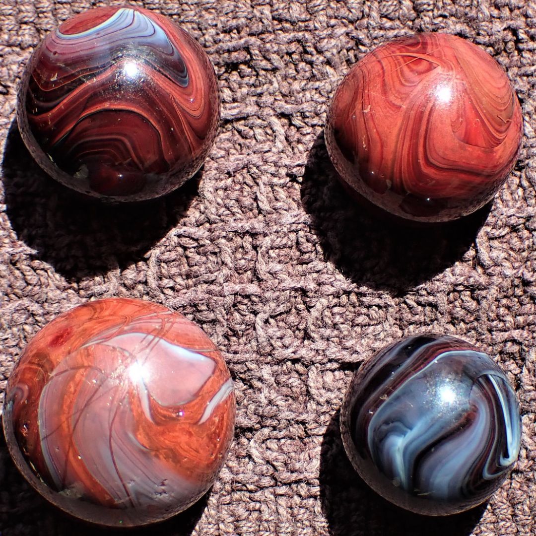 This one is .75 oxblood? - Marble I.D.'s - Marble Connection