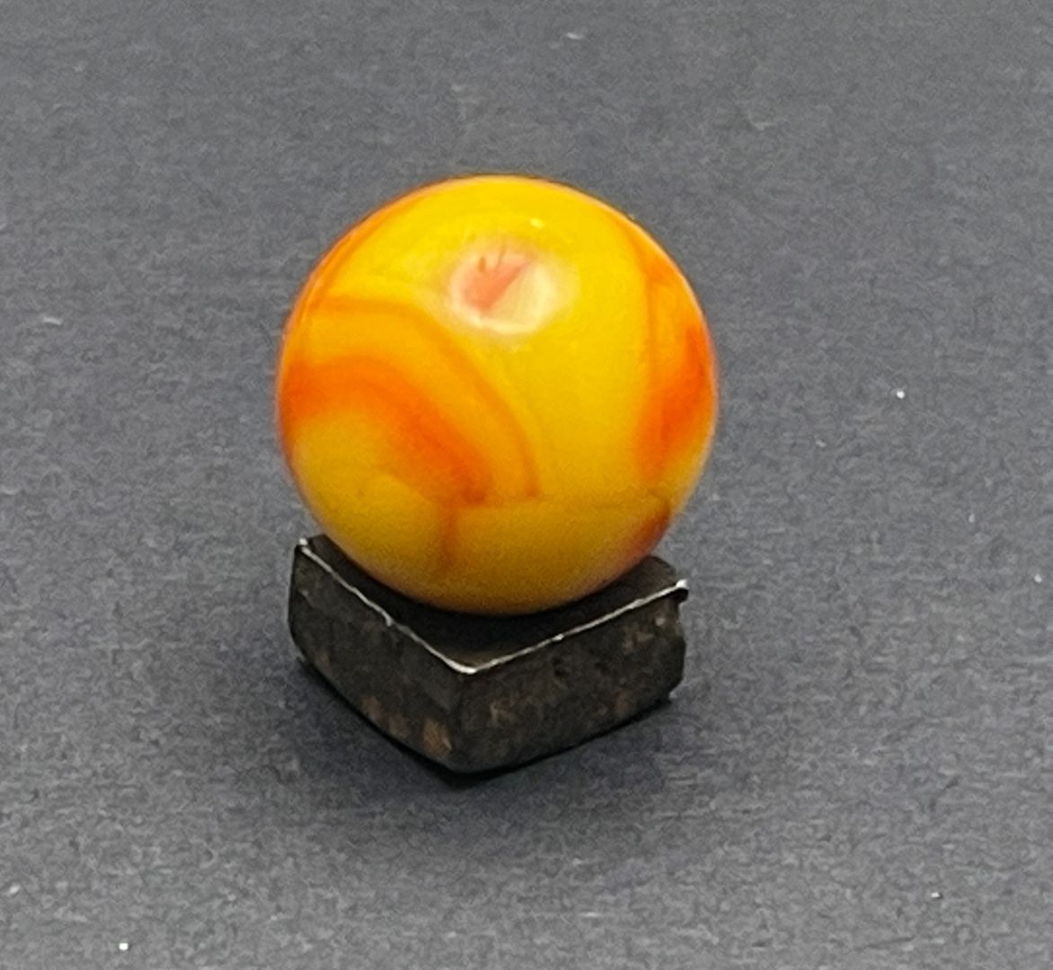 .64 red and yellow swirl - Marble I.D.'s - Marble Connection