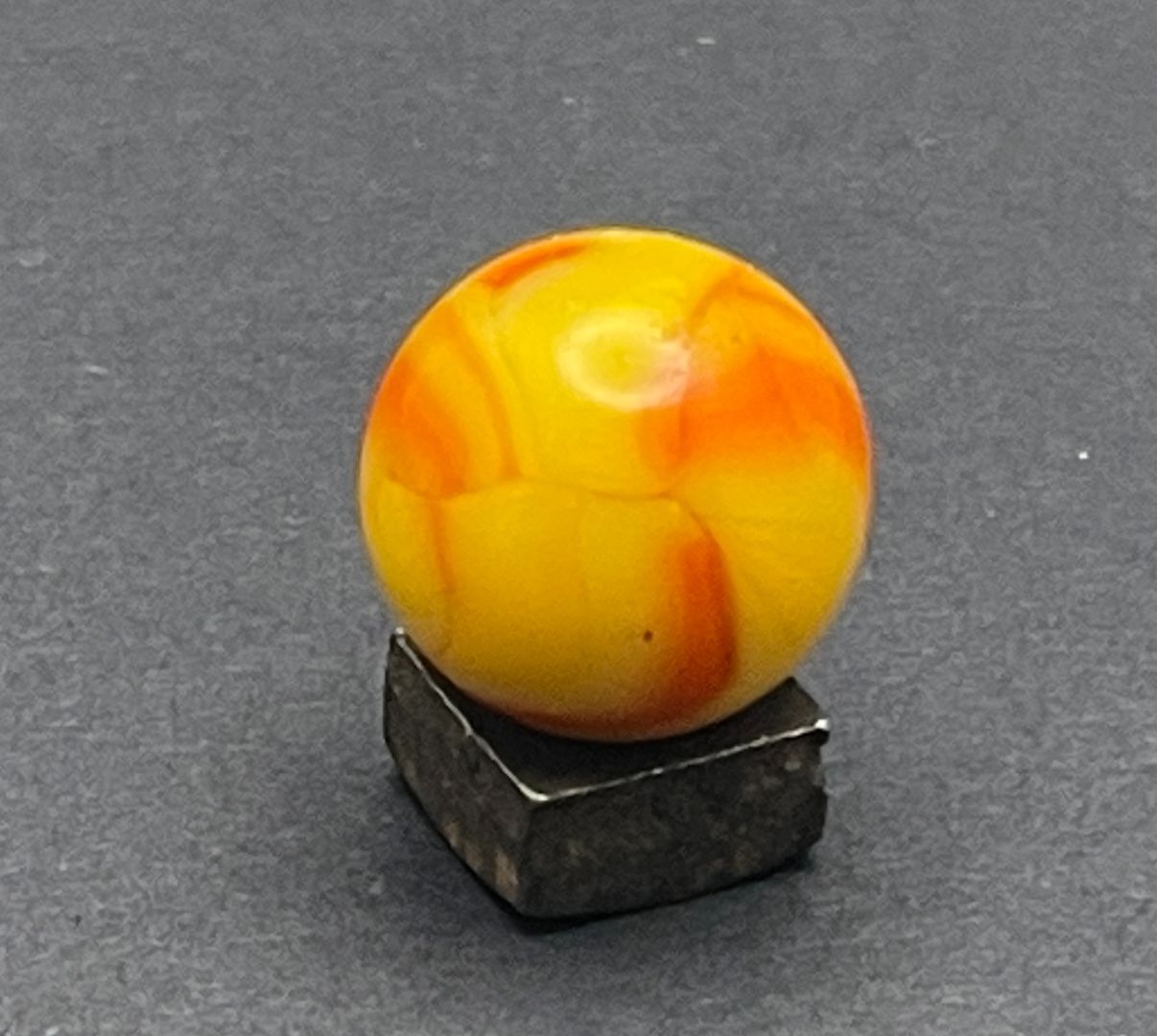 .64 red and yellow swirl - Marble I.D.'s - Marble Connection