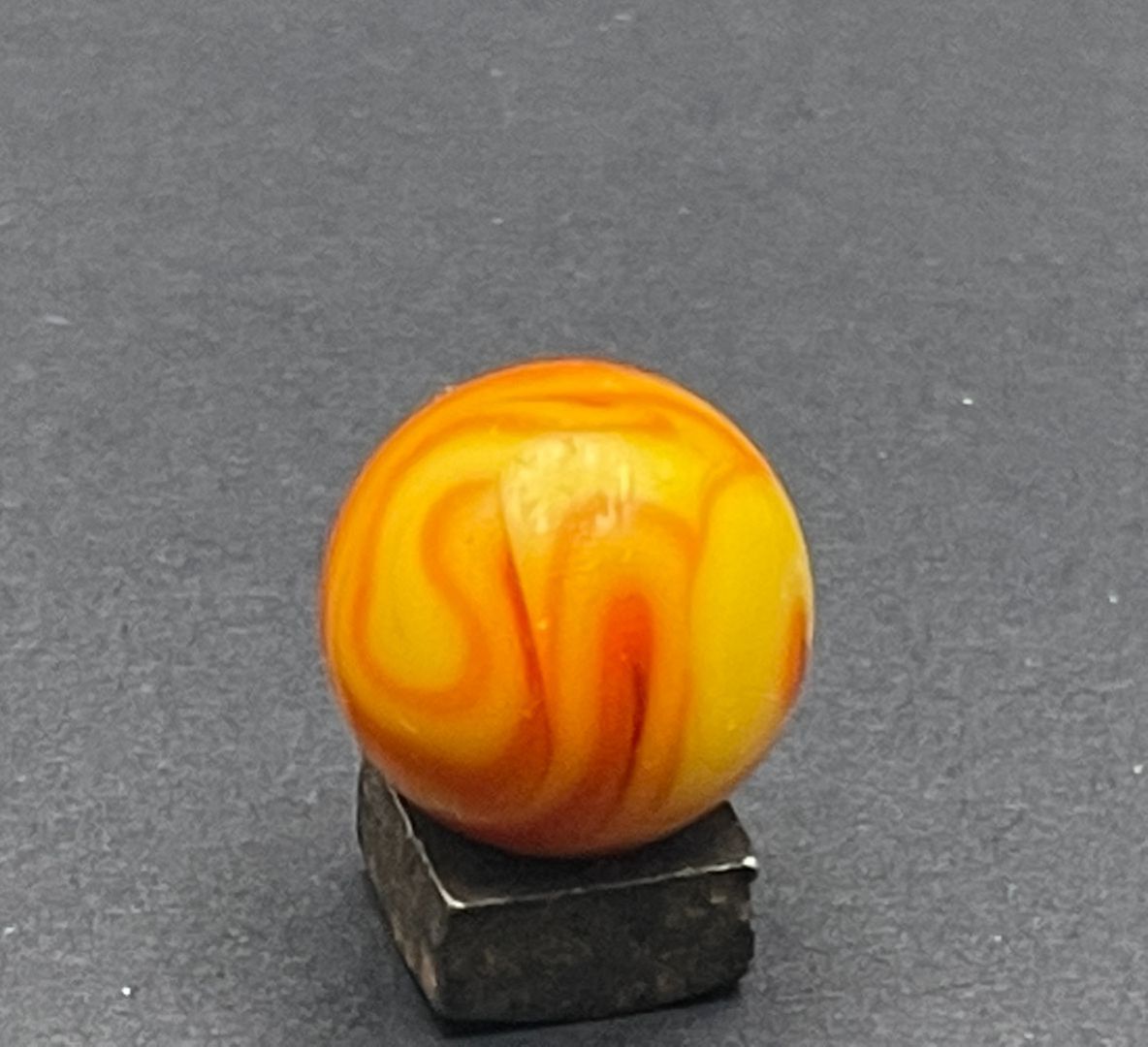.64 red and yellow swirl - Marble I.D.'s - Marble Connection
