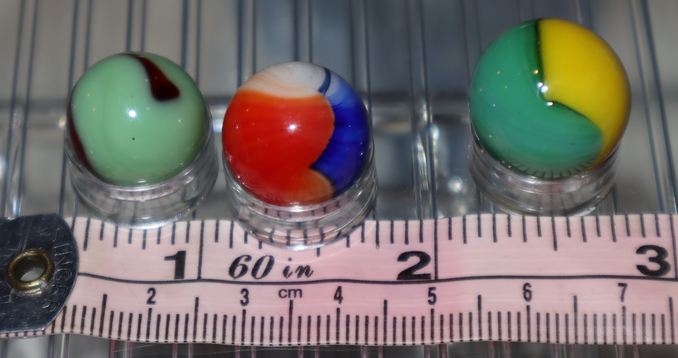 Looking for help with identification of 3 marbles...Vitro's? - Marble I ...