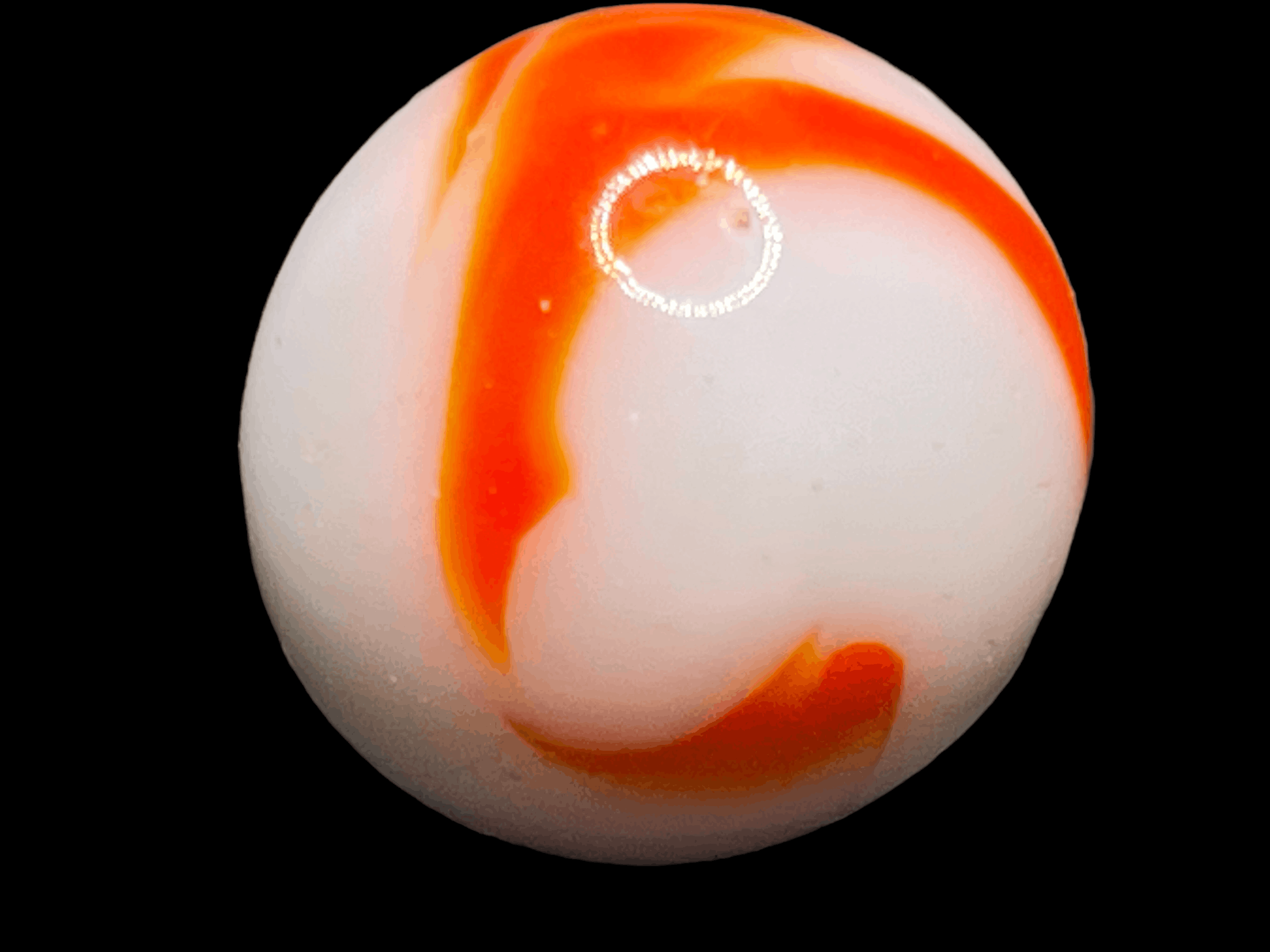 RED SWIRL .66 - Marble I.D.'s - Marble Connection