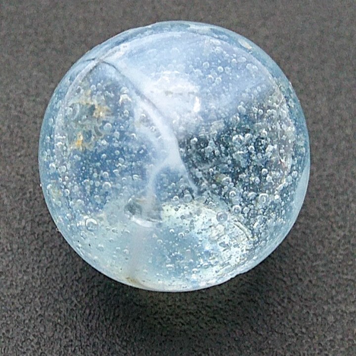 Is this a ground down pontil mark? Looks weird to me. (.64 inch ...