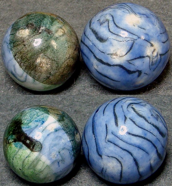 Ceramic marbles with stilt marks - General Marble & Glass Chat - Marble ...