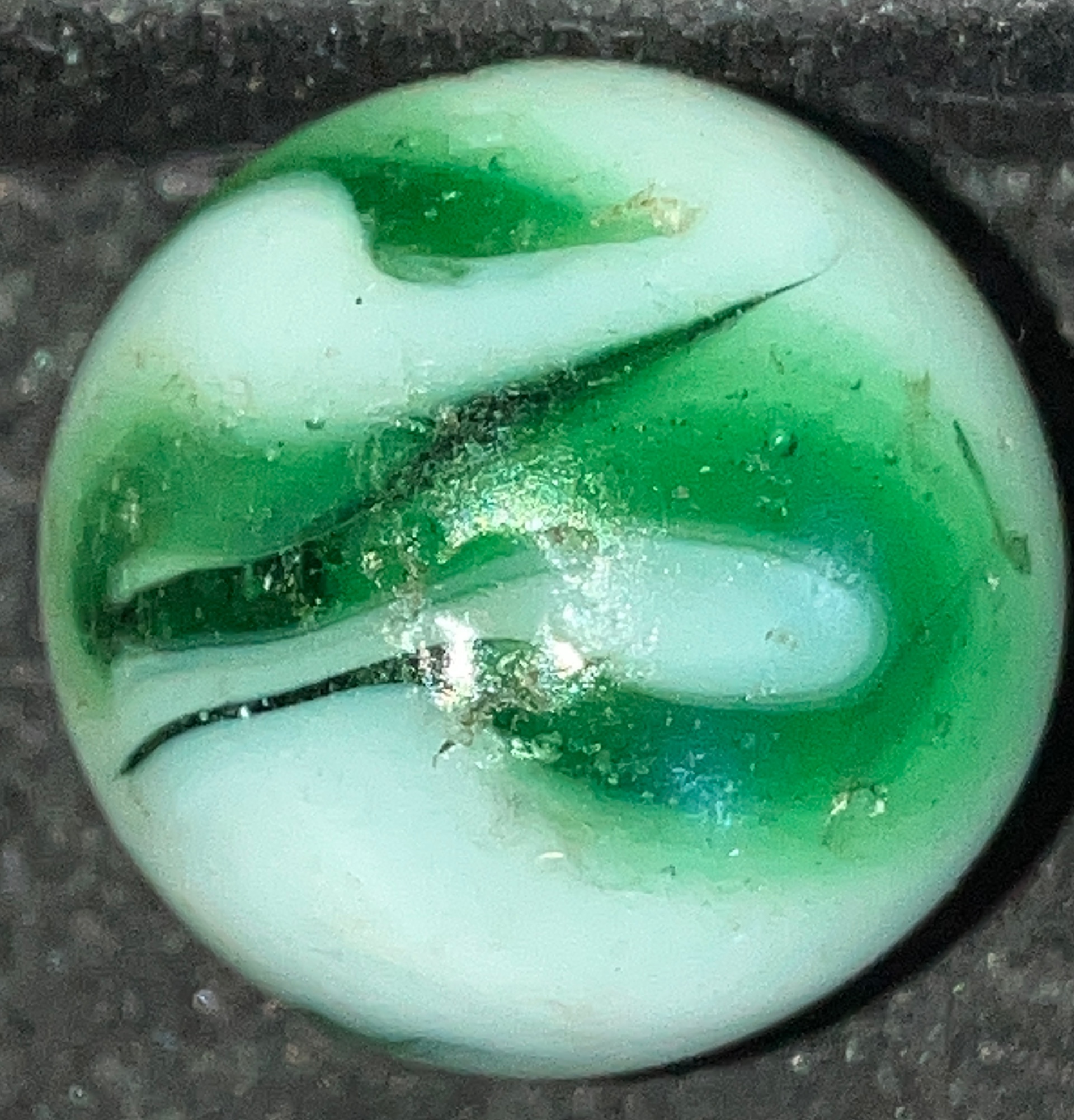 Alley Agate - Shimmering Spruce - Marble I.D.'s - Marble Connection