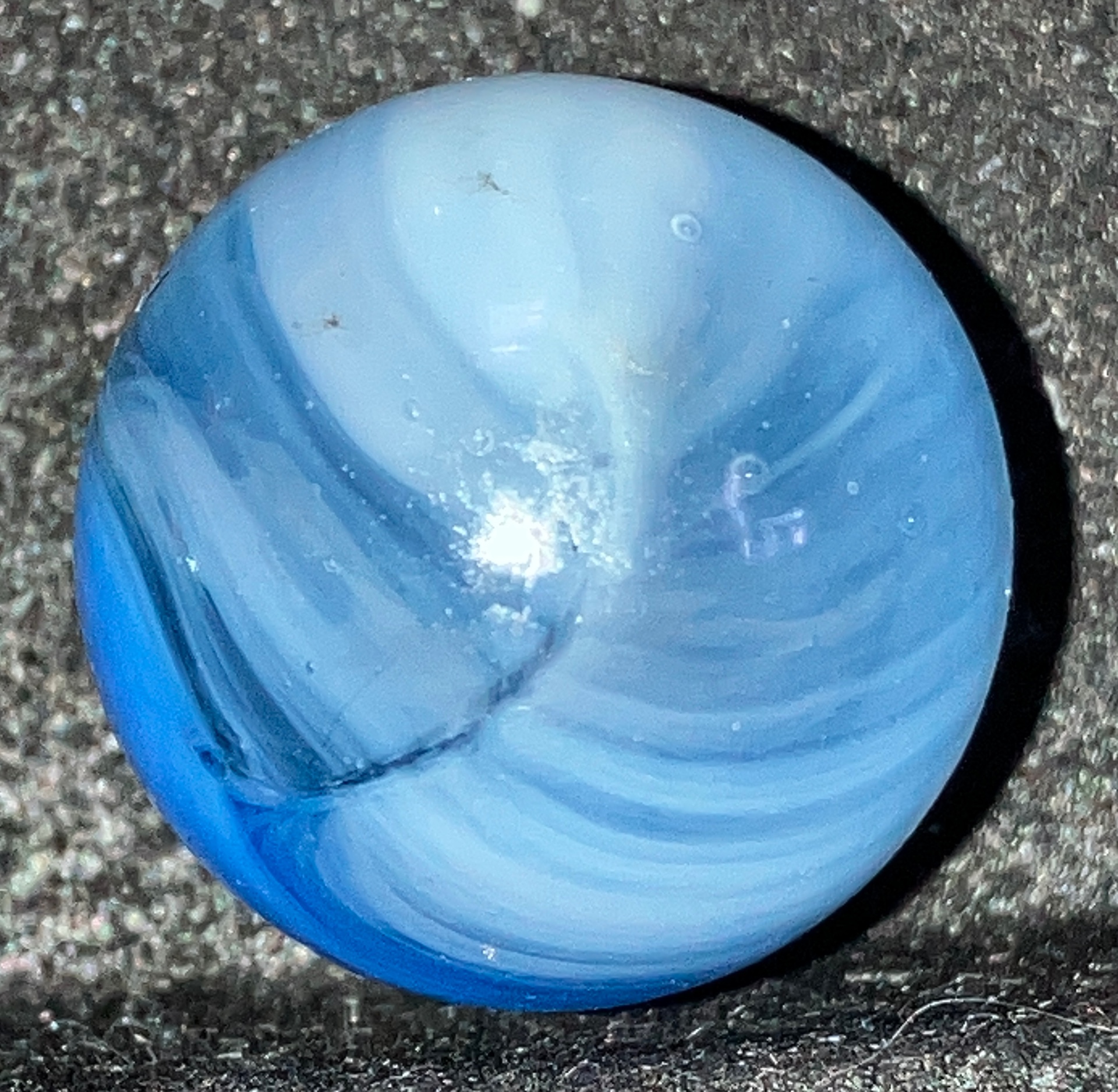 Five Blue Patches - One May Be Phantom Conqueror - Marble I.D.'s ...