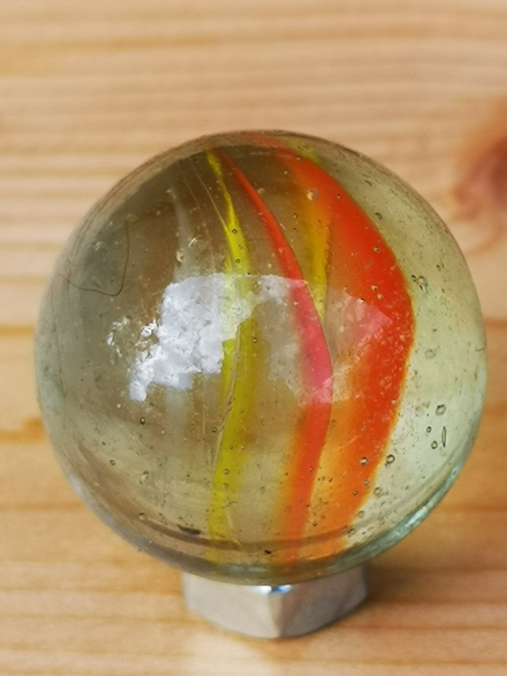 More colours and these have canes from top to bottom of marble ...