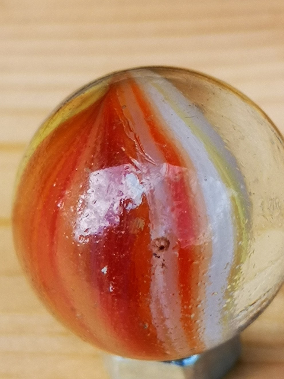 More colours and these have canes from top to bottom of marble ...